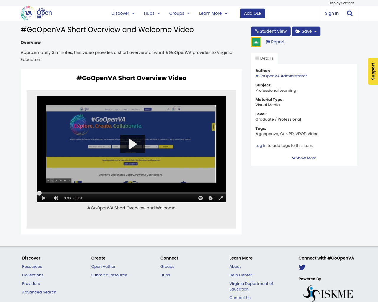 #GoOpenVA Short Overview and Welcome Video | #GoOpenVA