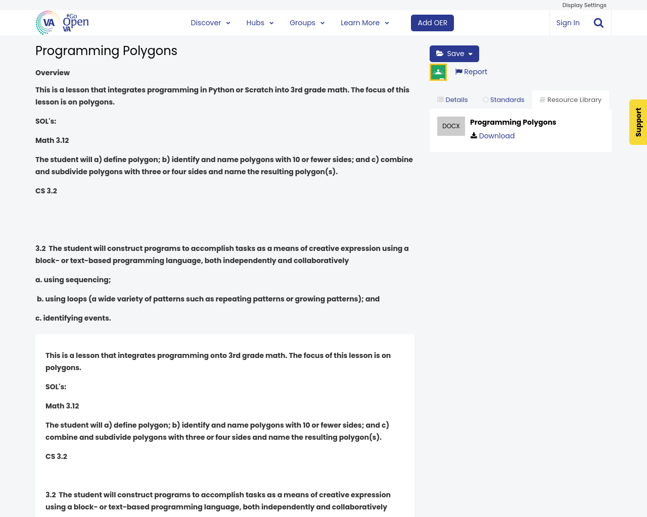 Programming Polygons | #GoOpenVA