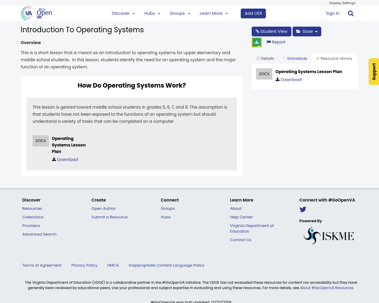 Introduction To Operating Systems | #GoOpenVA