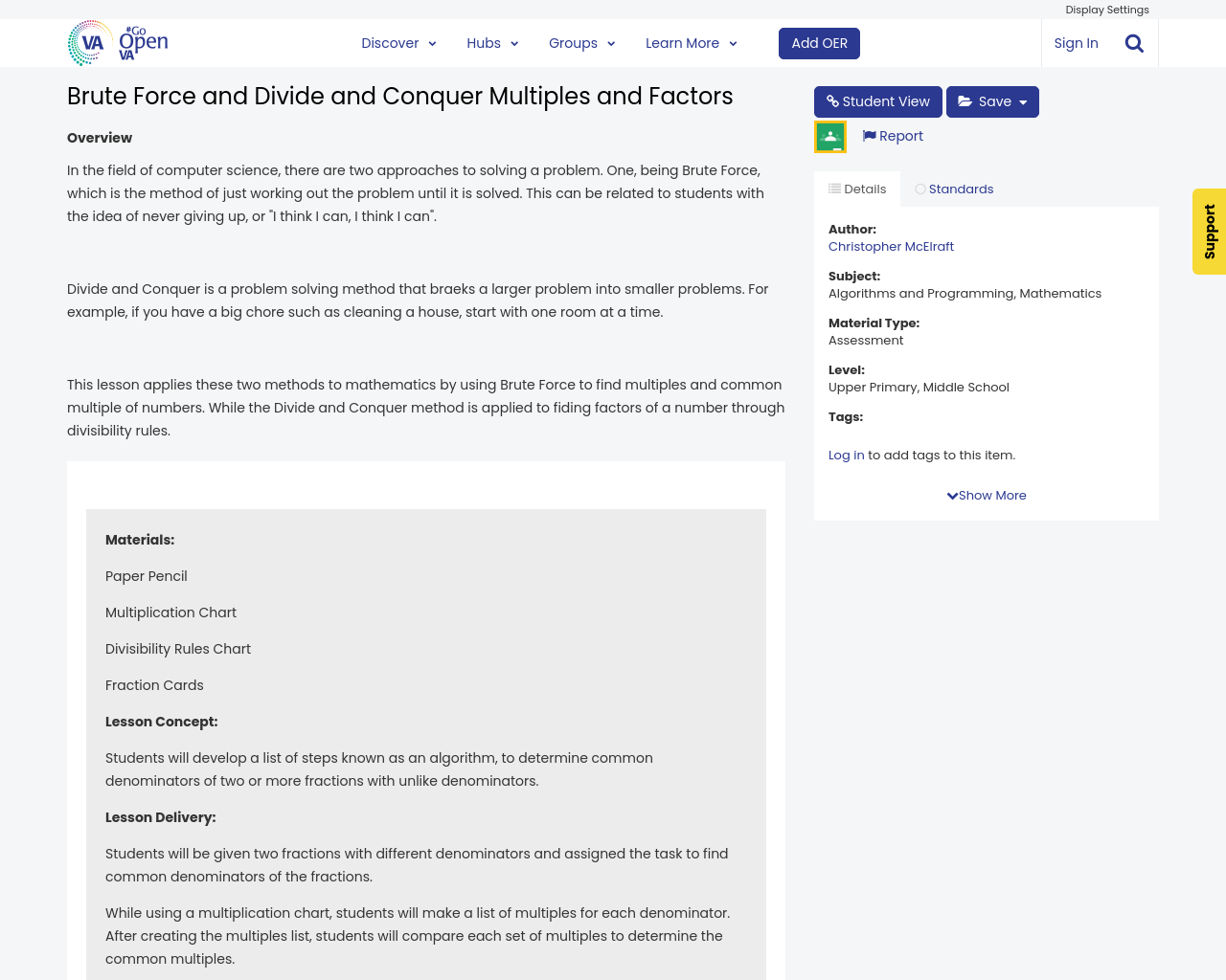 Brute Force and Divide and Conquer Multiples and Factors | #GoOpenVA