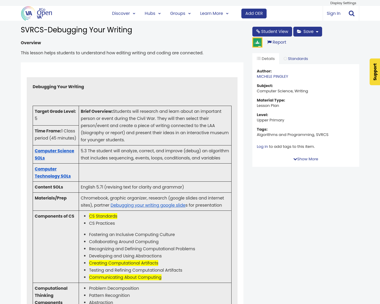 SVRCS-Debugging Your Writing | #GoOpenVA
