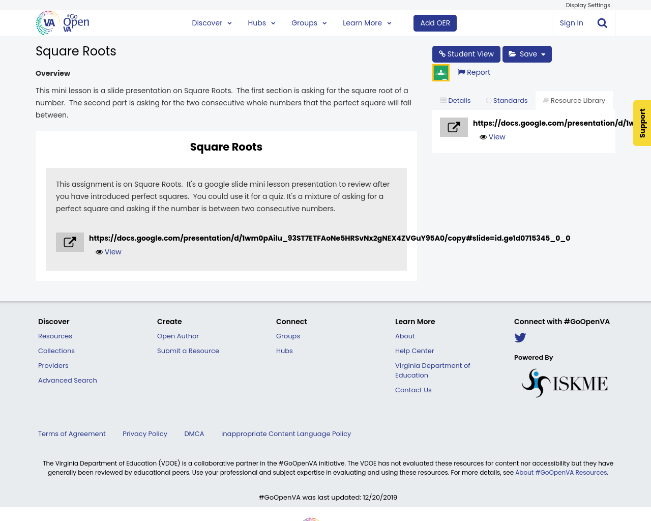 Square Roots | #GoOpenVA