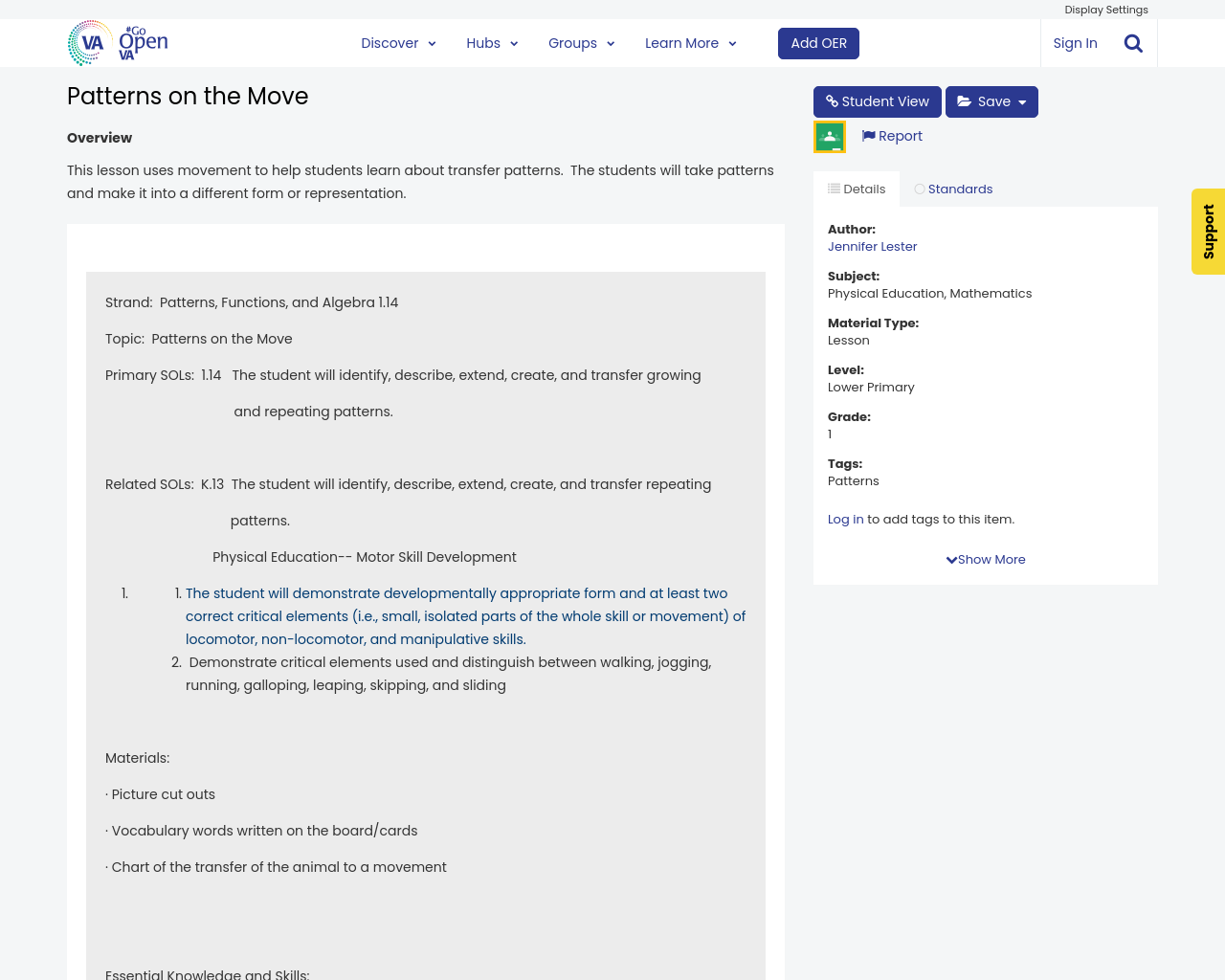 Patterns on the Move | #GoOpenVA