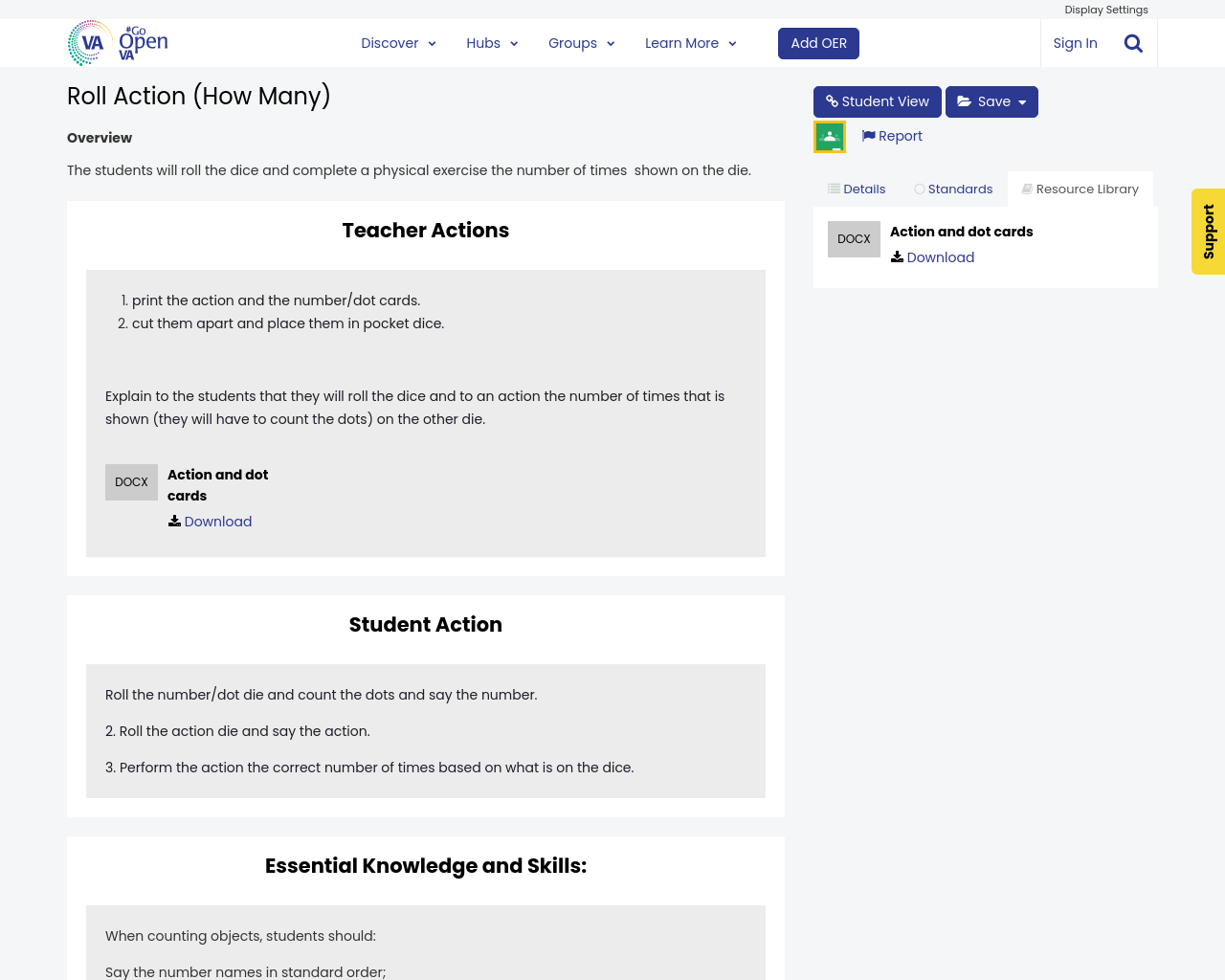 Roll Action (How Many) | #GoOpenVA