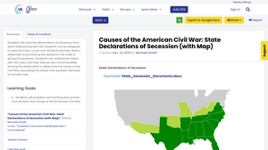 Causes of the American Civil War: State Declarations of Secession (with ...