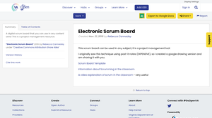 Electronic Scrum Board | #GoOpenVA