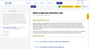 Make a Monster Genetics Lab | #GoOpenVA