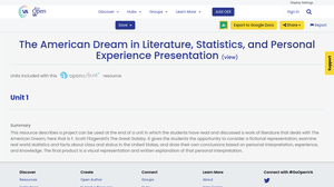 The American Dream in Literature, Statistics, and Personal Experience ...