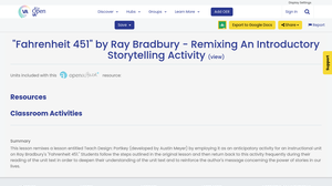 "Fahrenheit 451" by Ray Bradbury - Remixing An Introductory ...