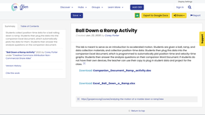 Ball Down a Ramp Activity | #GoOpenVA