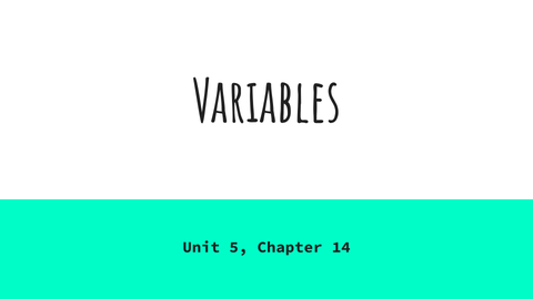 Variables Google Slides | #GoOpenVA