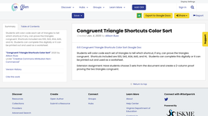Congruent Triangle Shortcuts Color Sort | #GoOpenVA