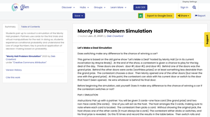 Monty Hall Problem Simulation | #GoOpenVA