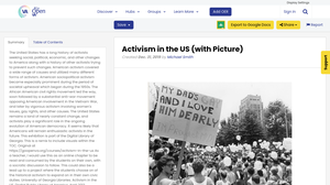 Activism in the US (with Picture) | #GoOpenVA