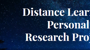 Distance Learning & Personal Research Projects | #GoOpenVA
