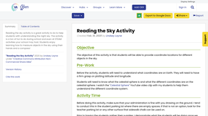 Reading the Sky Activity | #GoOpenVA