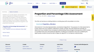 Proportion and Percentage CRA Assessment | #GoOpenVA