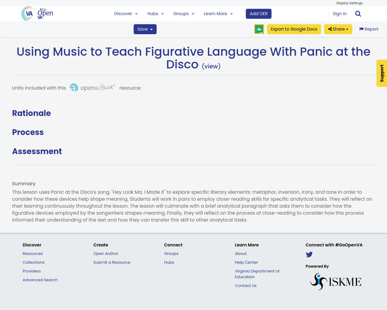 Using Music to Teach Figurative Language With Panic at the Disco | # ...