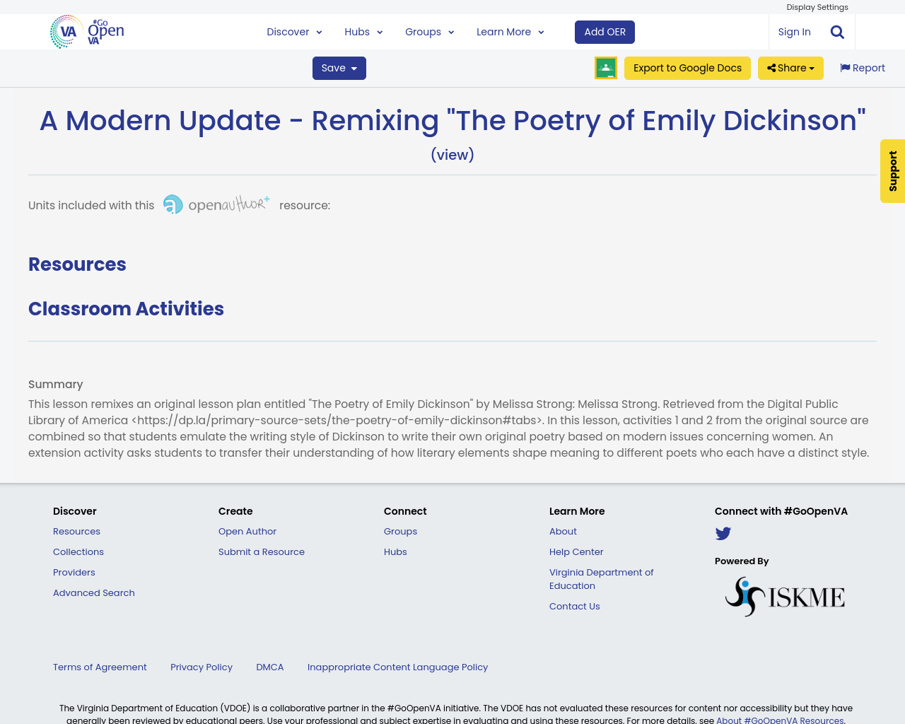 A Modern Update - Remixing "The Poetry of Emily Dickinson" | #GoOpenVA