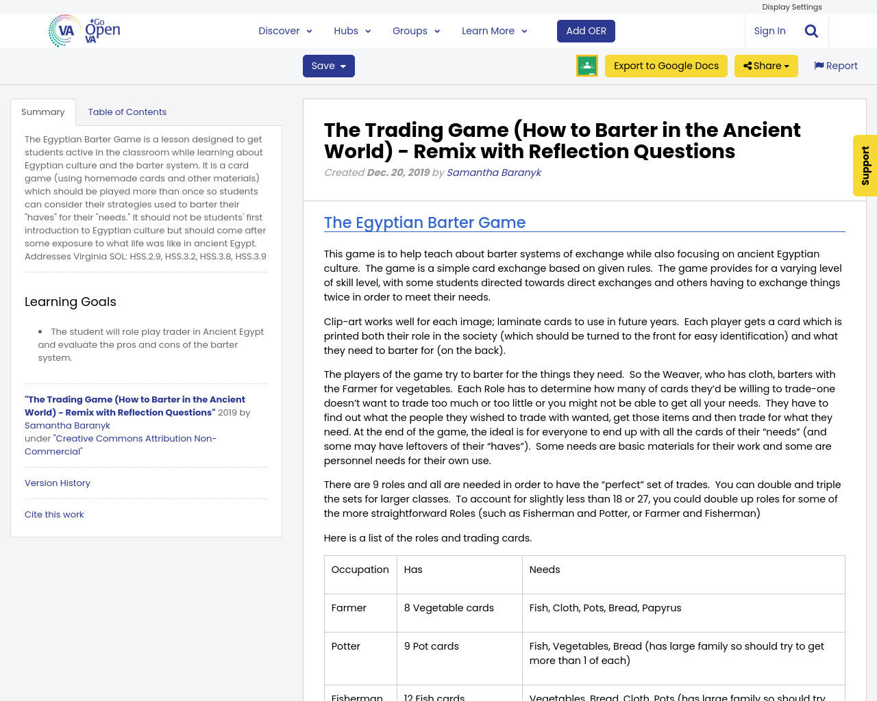 The Trading Game (How to Barter in the Ancient World) - Remix with ...