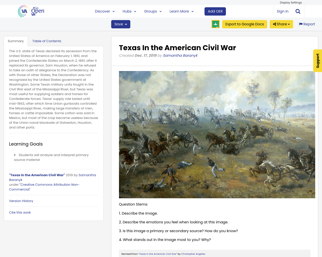Texas In the American Civil War | #GoOpenVA