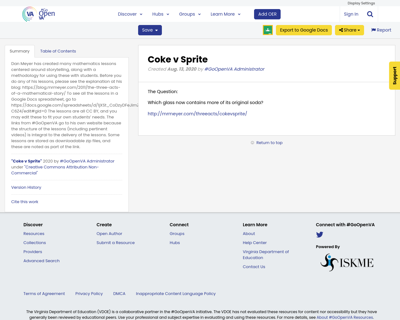 Coke v Sprite | #GoOpenVA