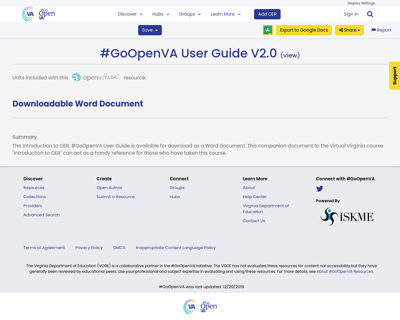#GoOpenVA User Guide V2.0 | #GoOpenVA